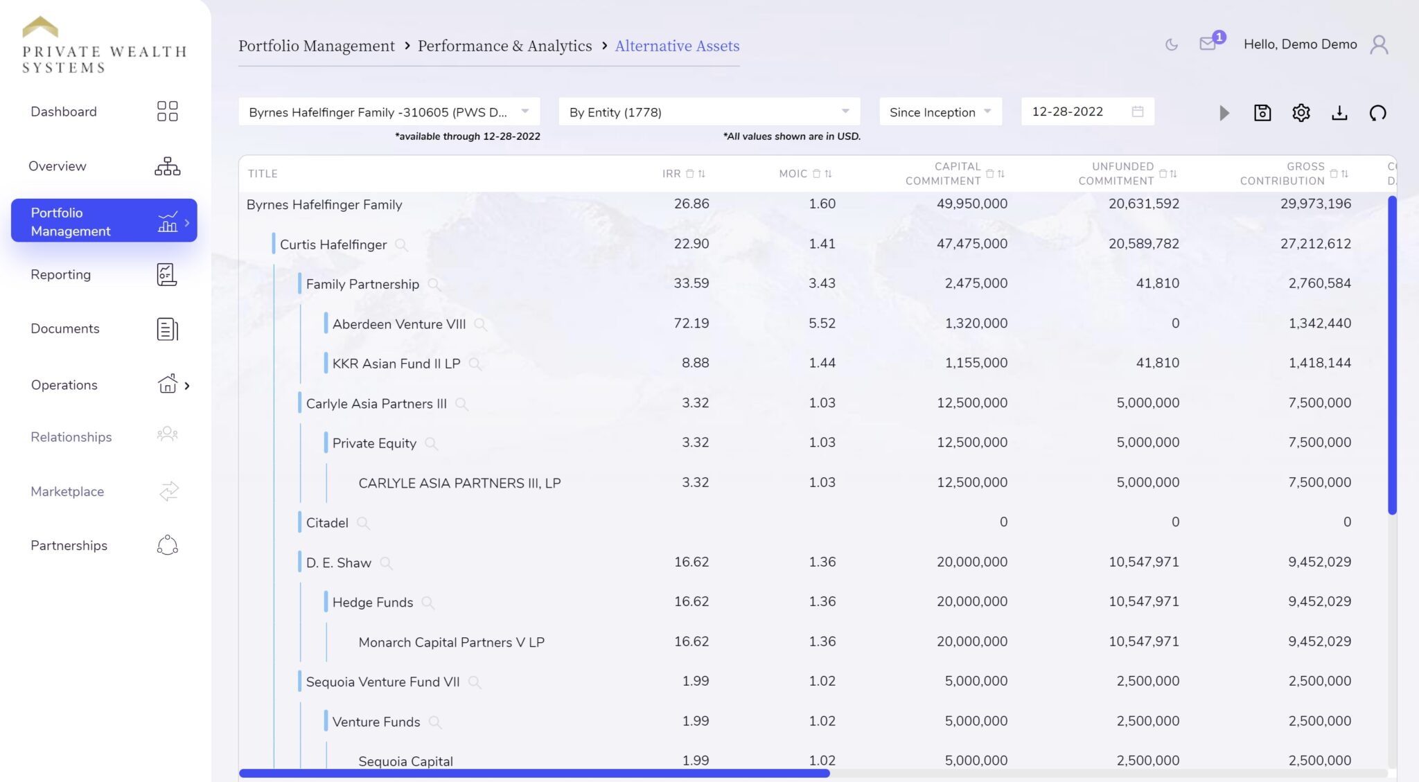 Private Wealth - Portfolio Accounting